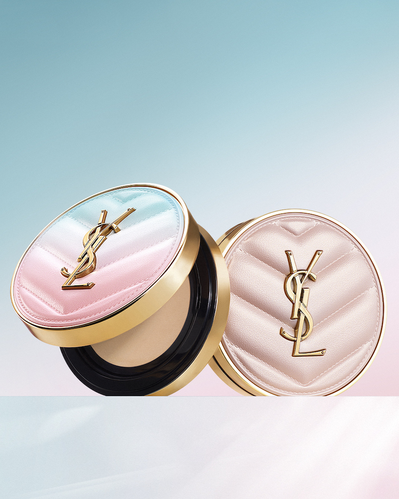 YSL 2025情人節系列藍粉漸層超夢幻